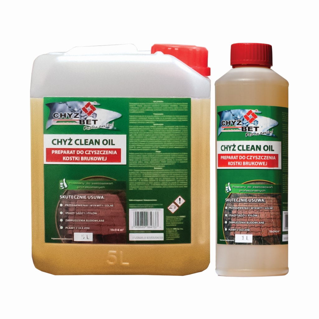Chyž Clean Oil - Prostriedky na čistenie a konzerváciu betónovej dlažby ...